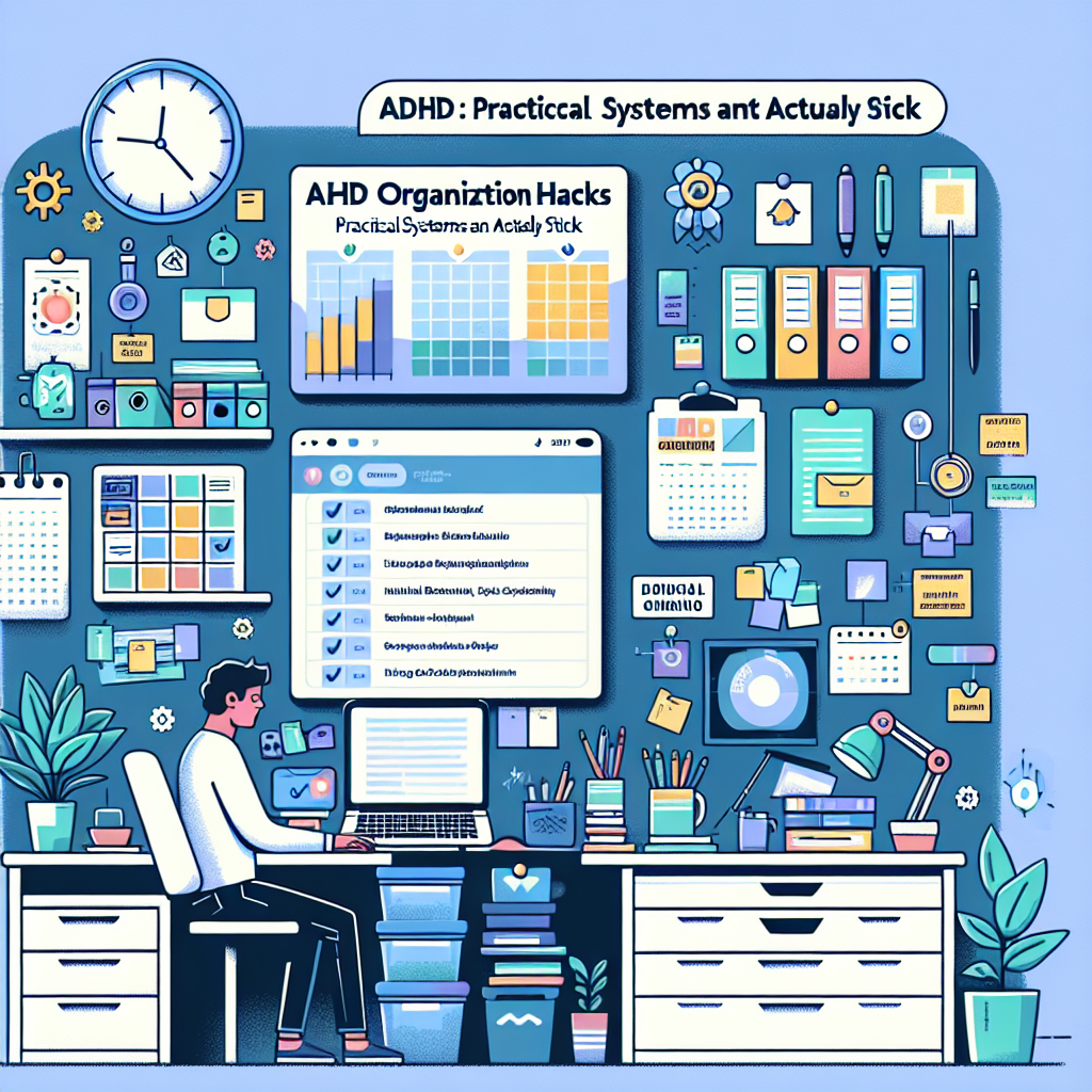 ADHD Organization Hacks: Practical Systems That Actually Stick ...